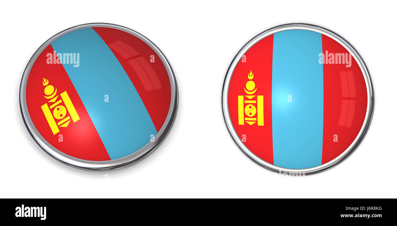 mongolia mongolian flag button banner badge pin sticker stickers travel ...