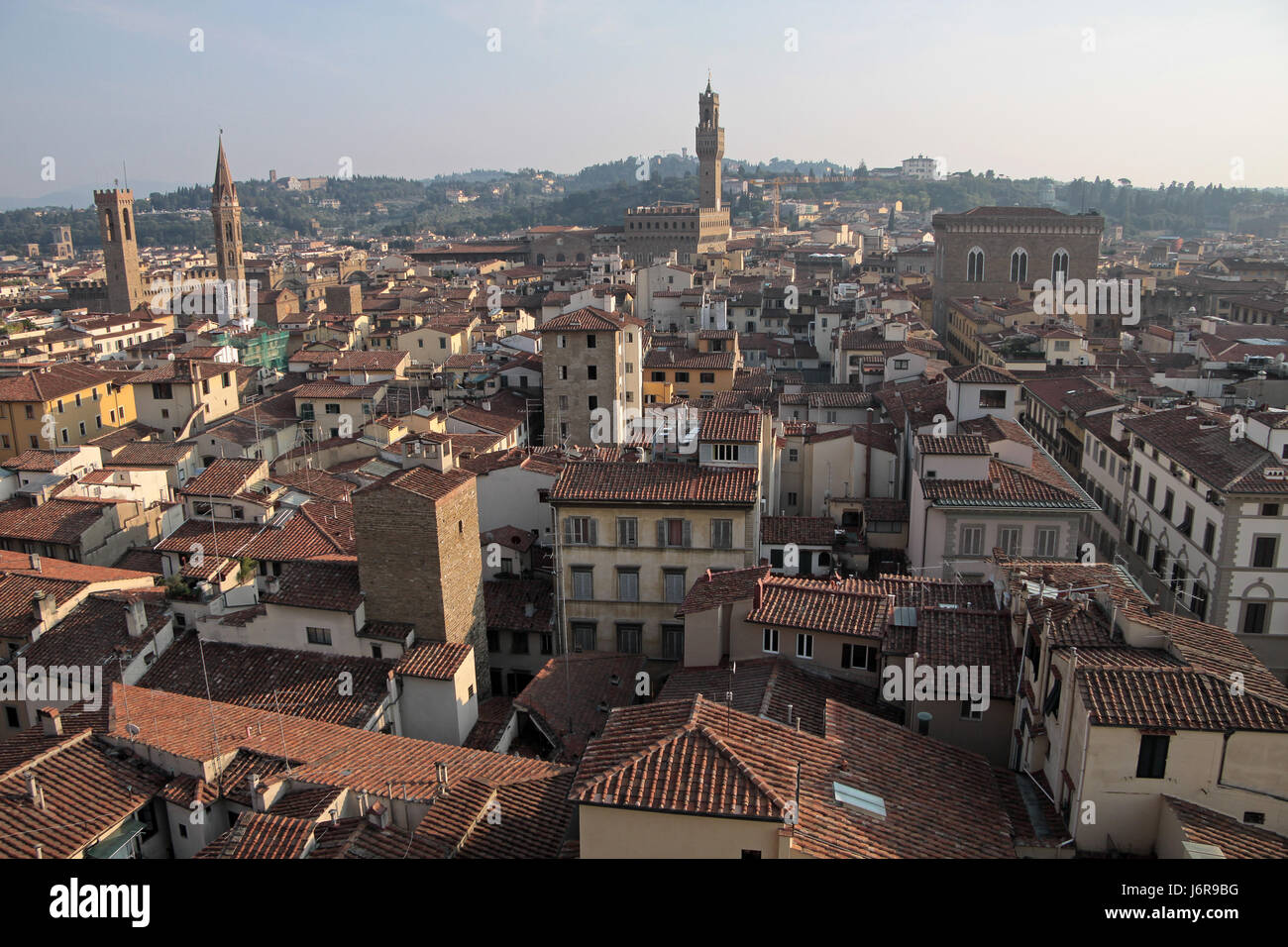 old town look glancing see view looking peeking looking at tuscany ...
