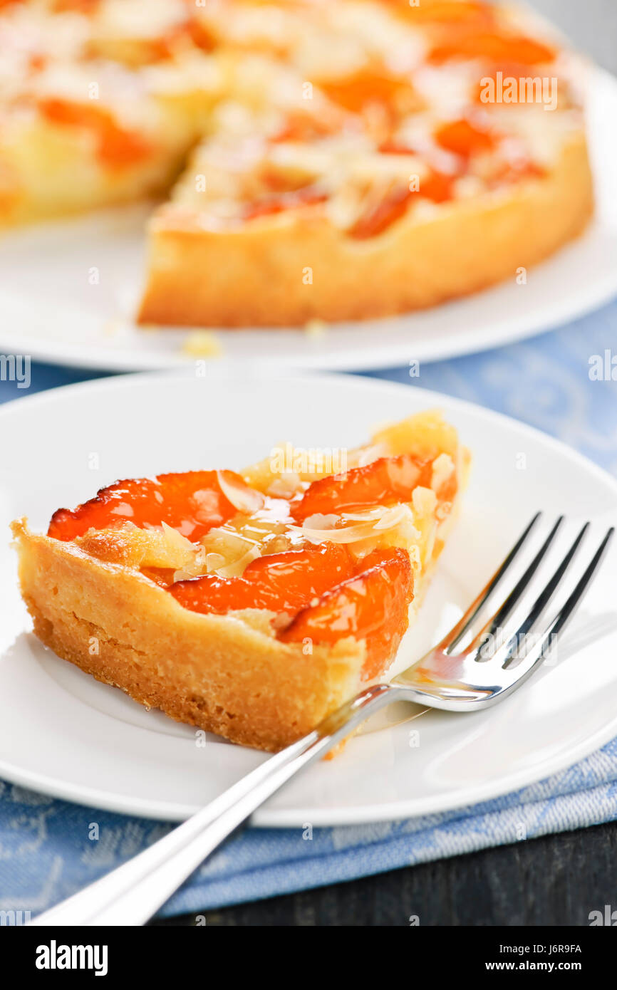 fruit plate cake pie fork piece section segment part area slice dessert ...