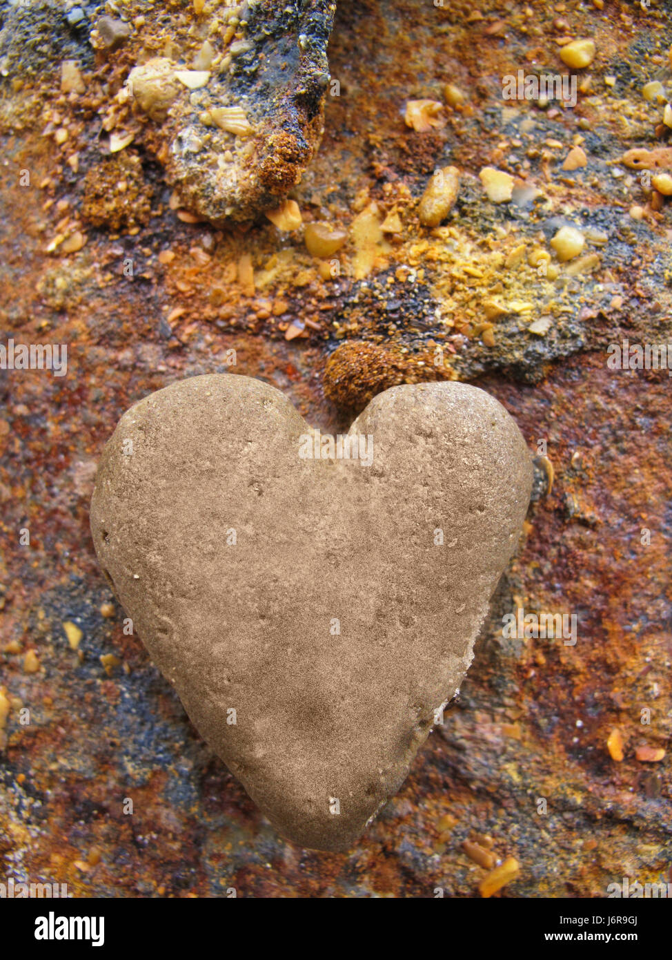 stone metal rust love in love fell in love heart pictogram symbol ...