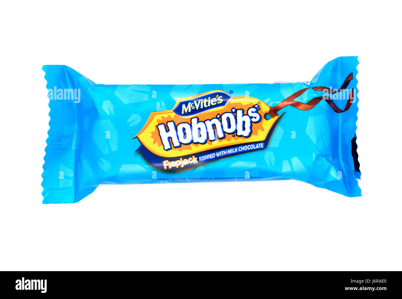 a mcvities hobnob flapjack bar Stock Photo - Alamy