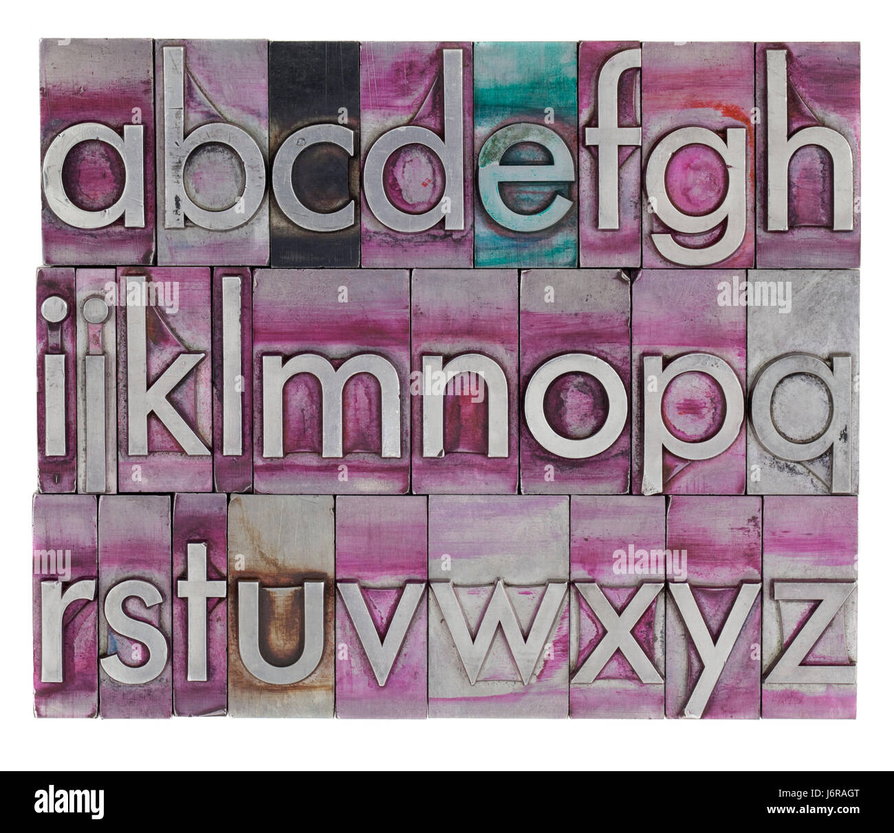 type model build vintage metal letterpress stained alphabet type model ...