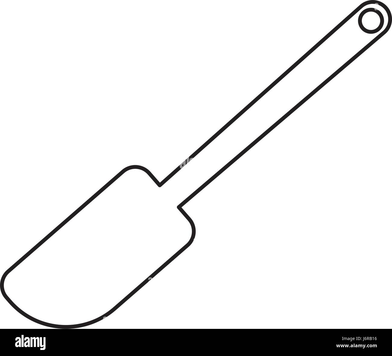 Confectionery spatula Stock Vector Images - Alamy