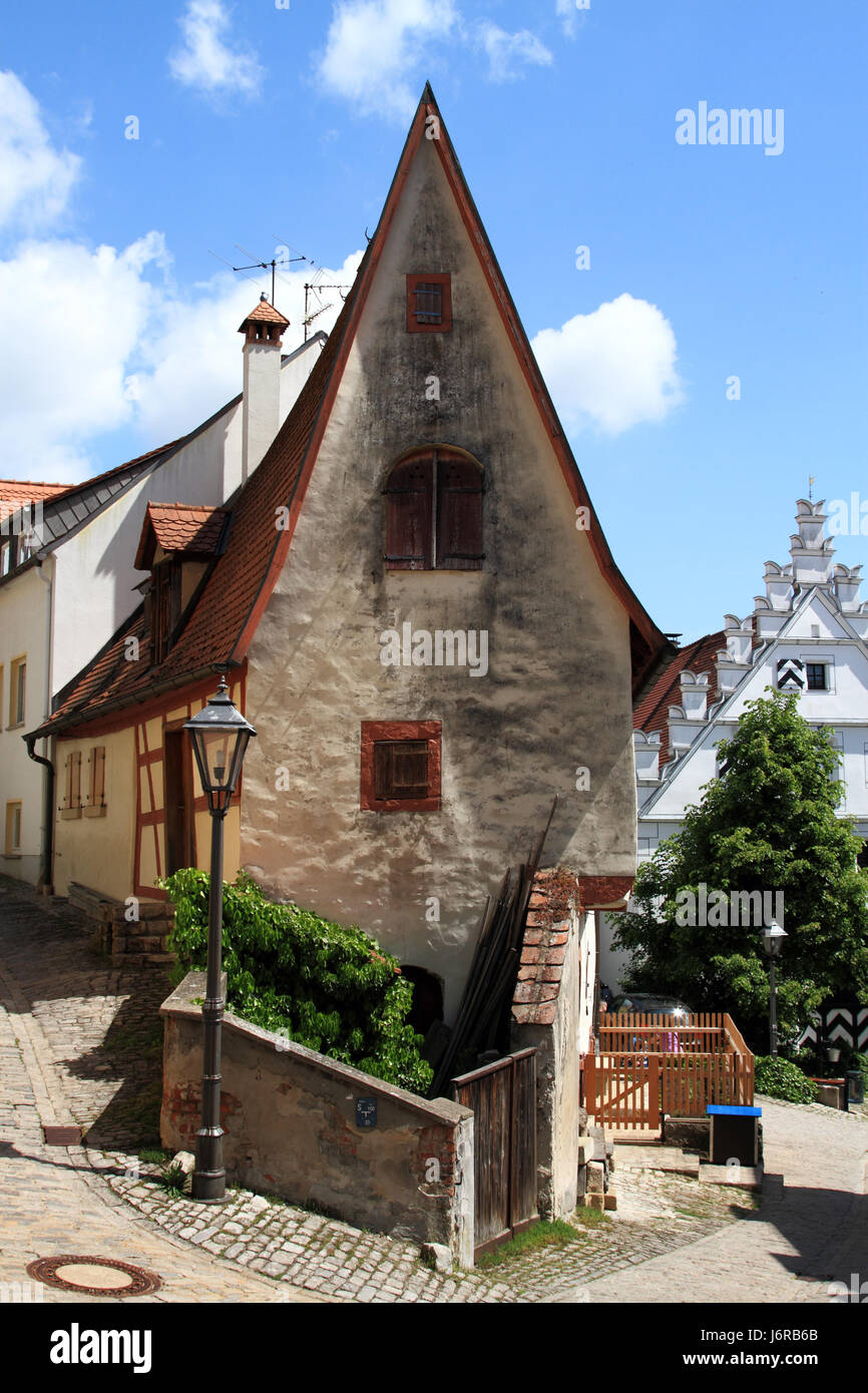 house building frame-work francs old house building historical monument ...