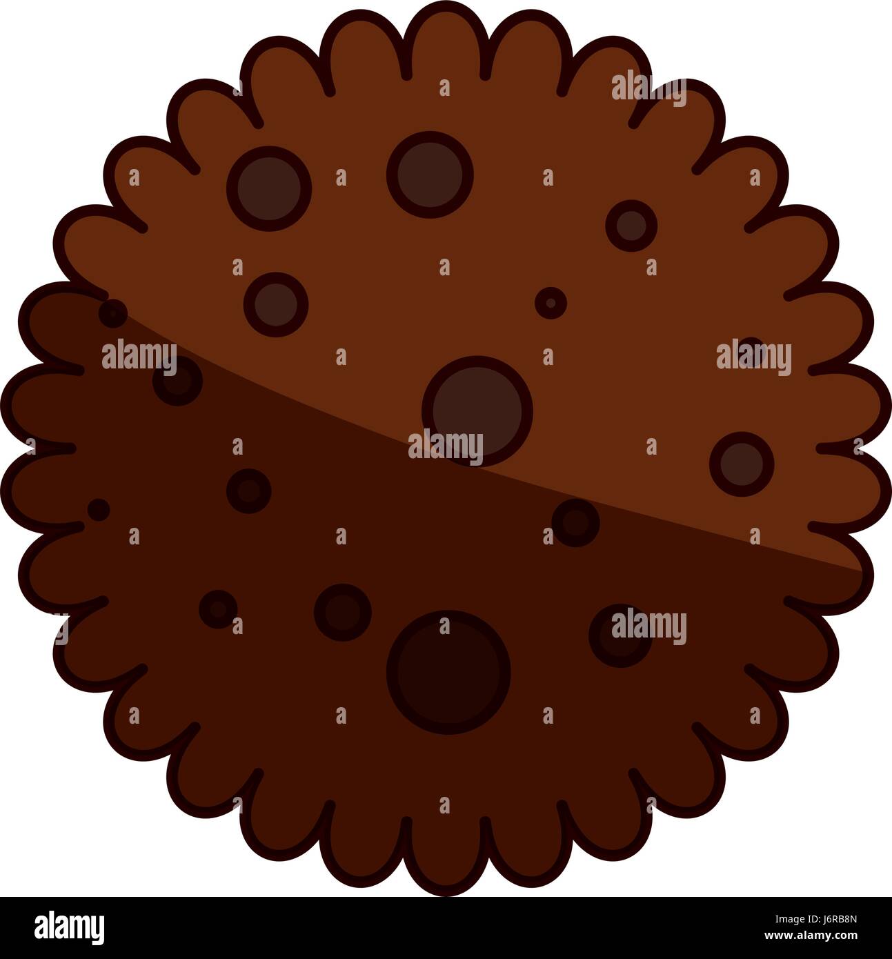 Isolated colored cookie candy Stock Vector Images - Alamy