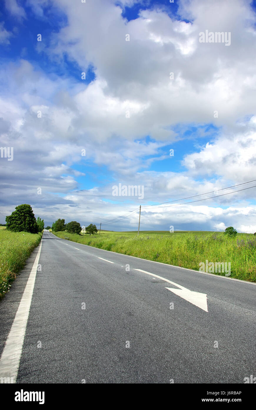 traffic transportation transport direction plain roadside landscape ...