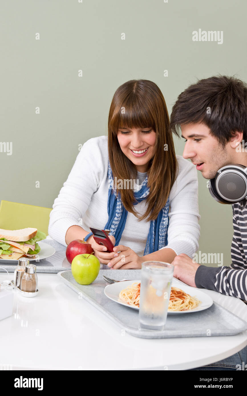 food aliment cafeteria student dish meal lunch college couple pair ...
