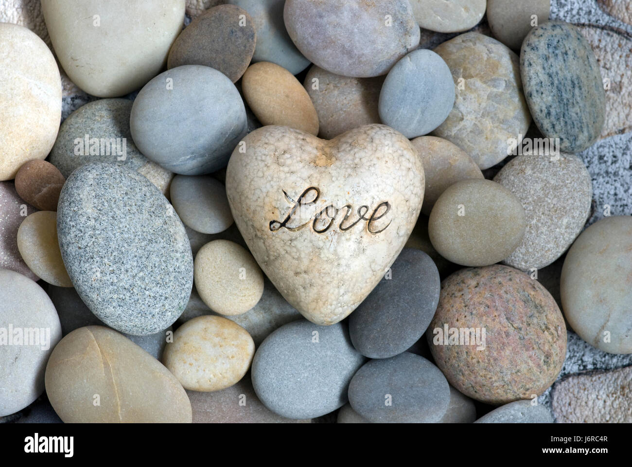 heart with writing love Stock Photo - Alamy