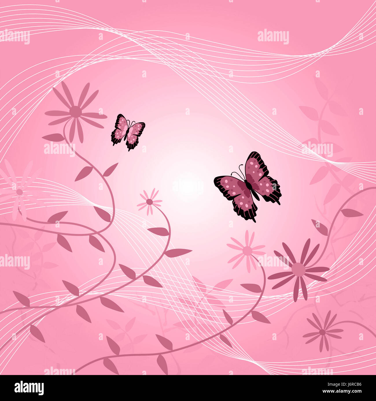 flower plant flowers illustration vector backdrop background floral ...