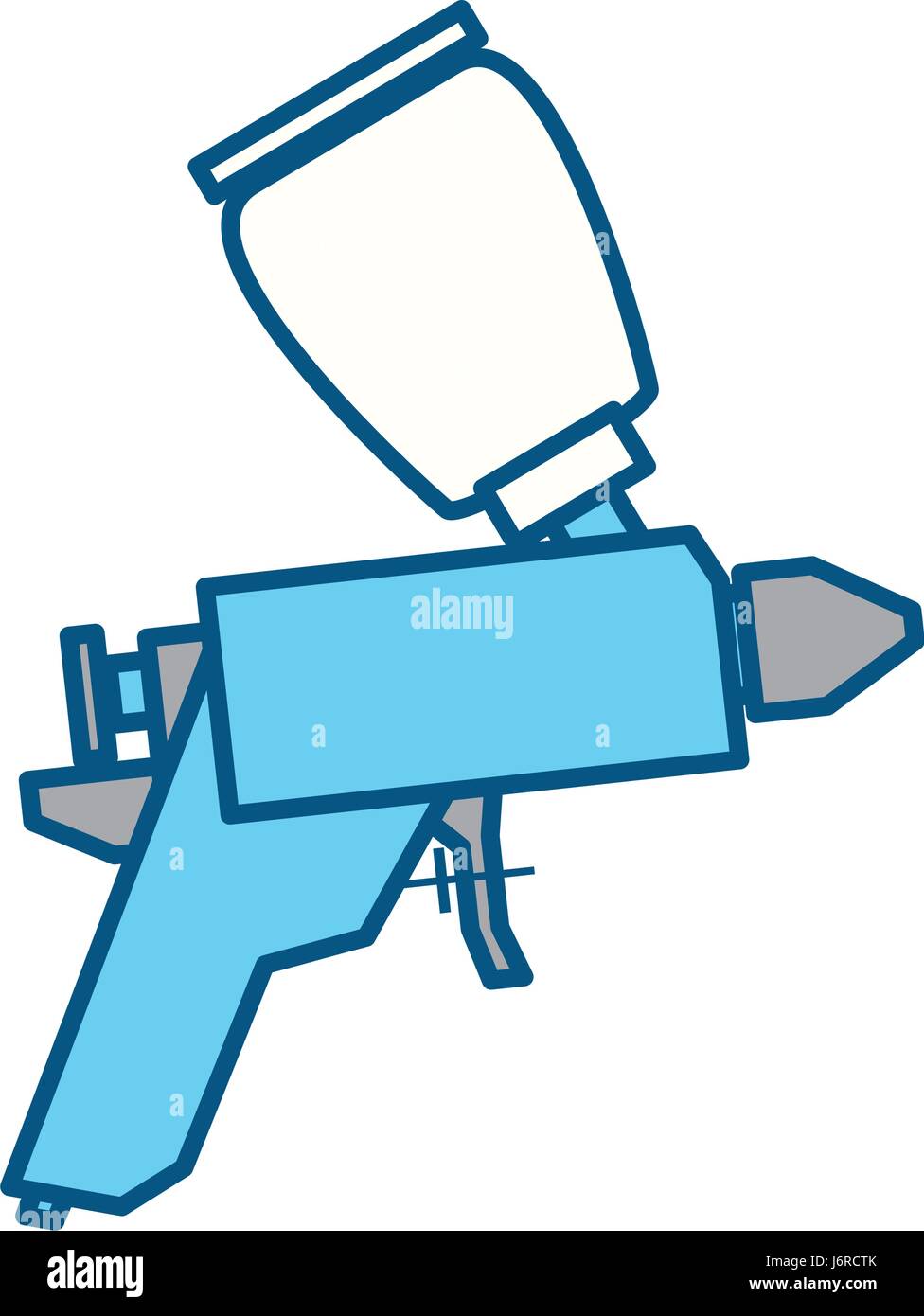 spray paint gun Stock Vector Image & Art - Alamy