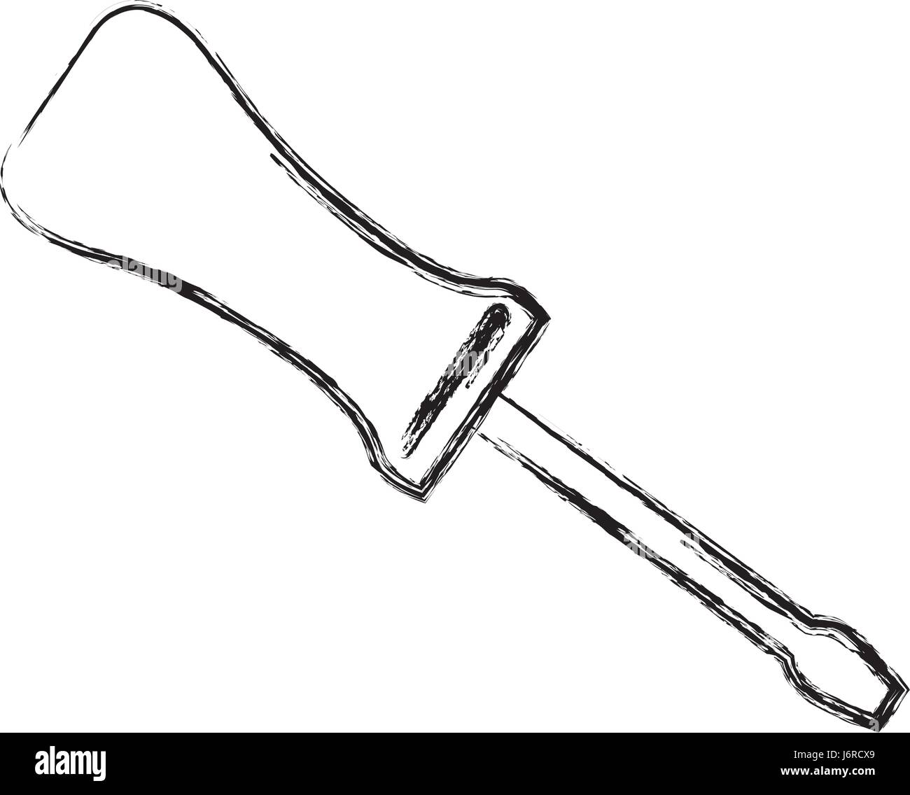 screwdriver tool object Stock Vector Image & Art - Alamy