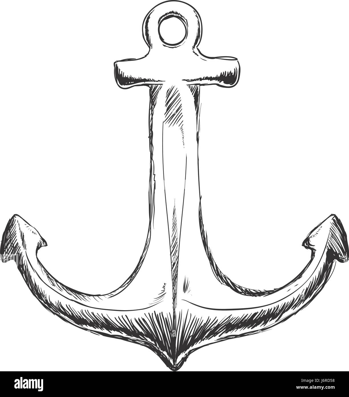 anchor nautical object Stock Vector Image & Art - Alamy