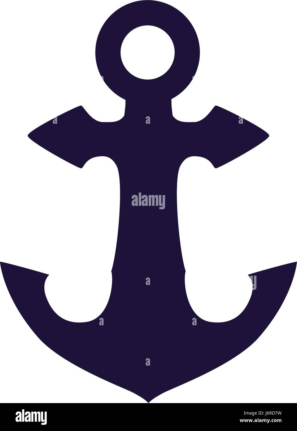 anchor nautical object Stock Vector Image & Art - Alamy