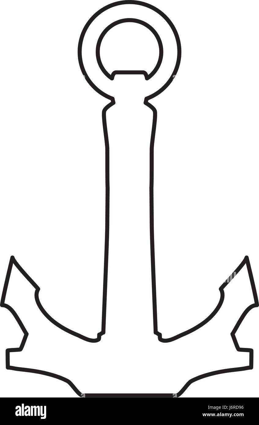 anchor nautical object Stock Vector Image & Art - Alamy