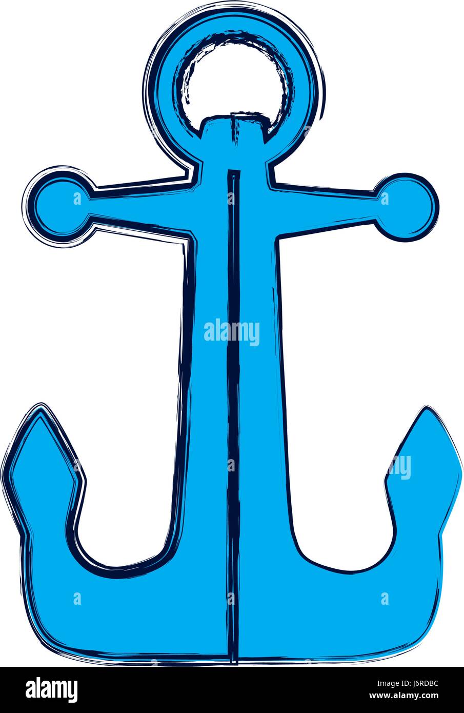 anchor nautical object Stock Vector Image & Art - Alamy