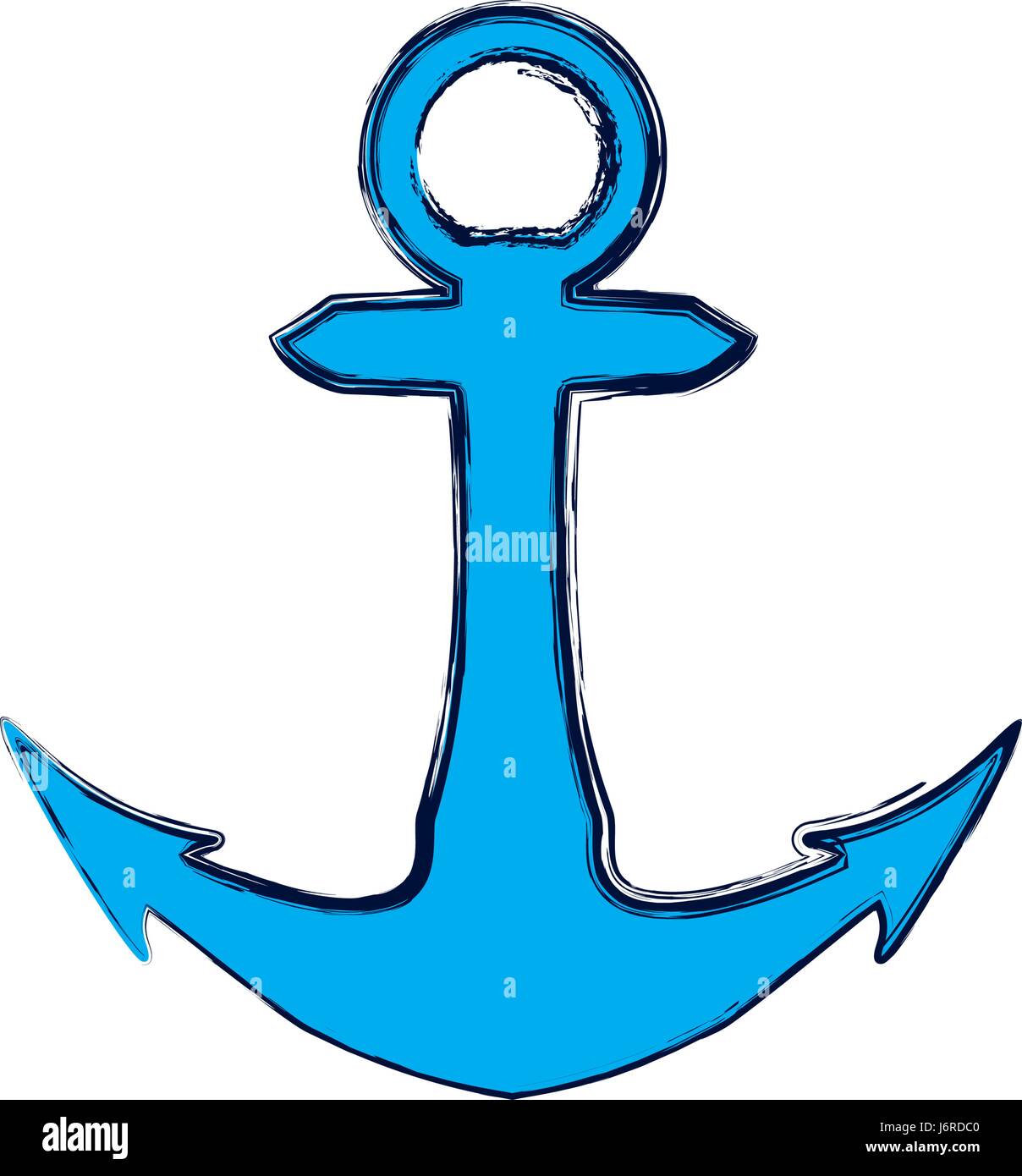 anchor nautical object Stock Vector Image & Art - Alamy