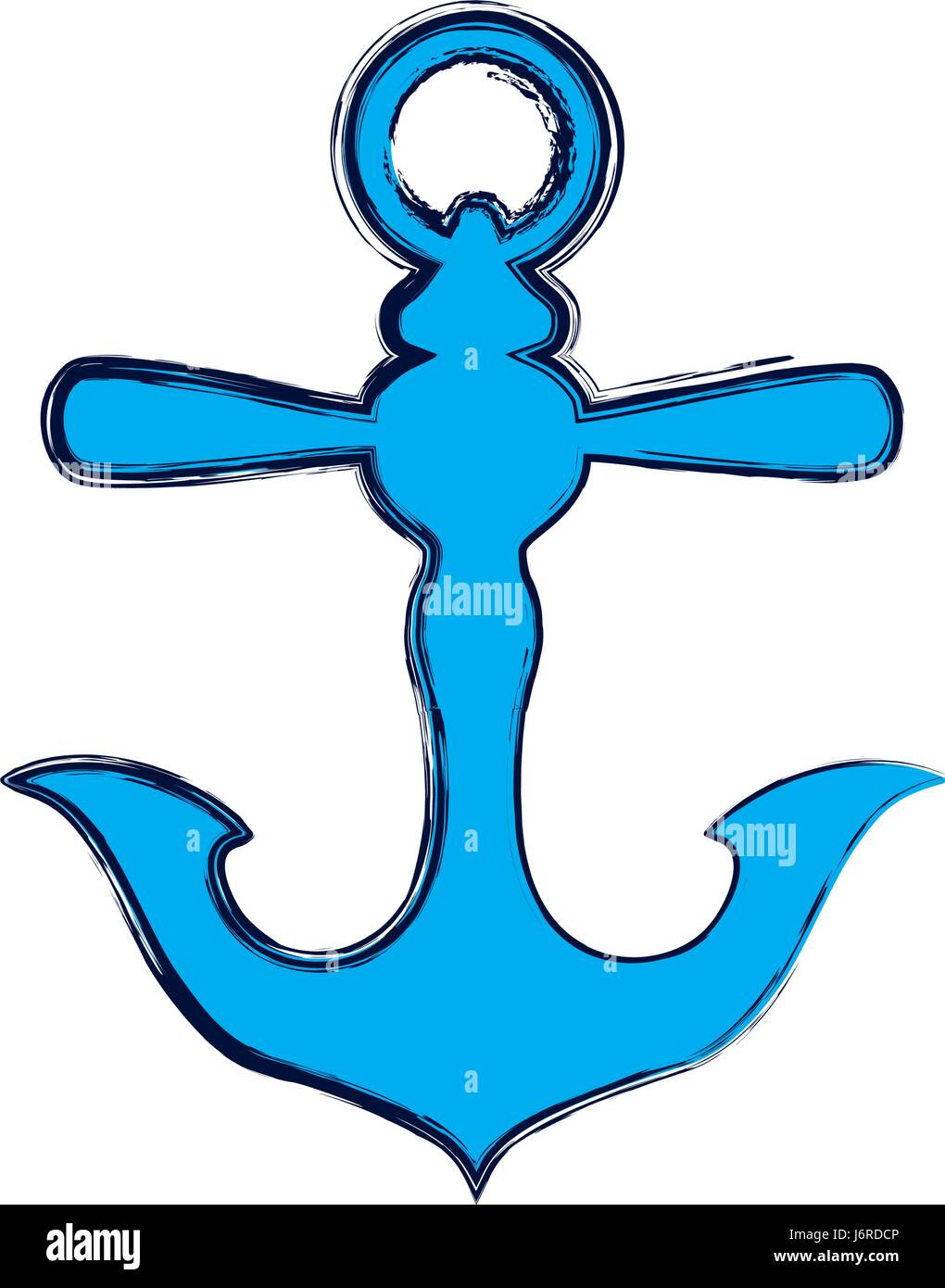anchor nautical object Stock Vector Image & Art - Alamy