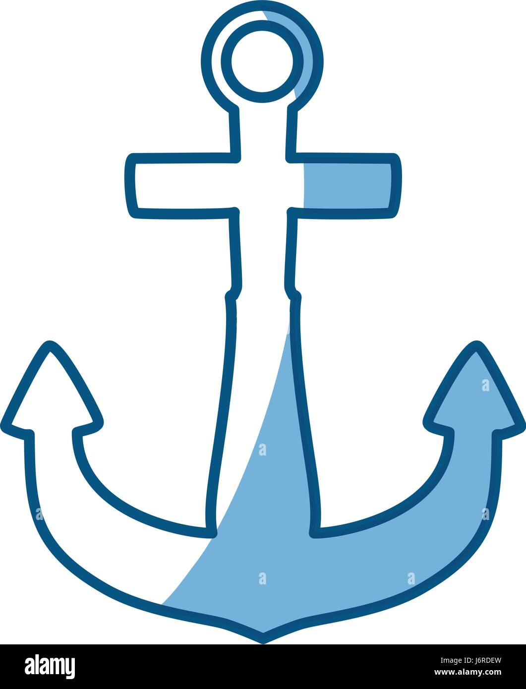 anchor nautical object Stock Vector Image & Art - Alamy