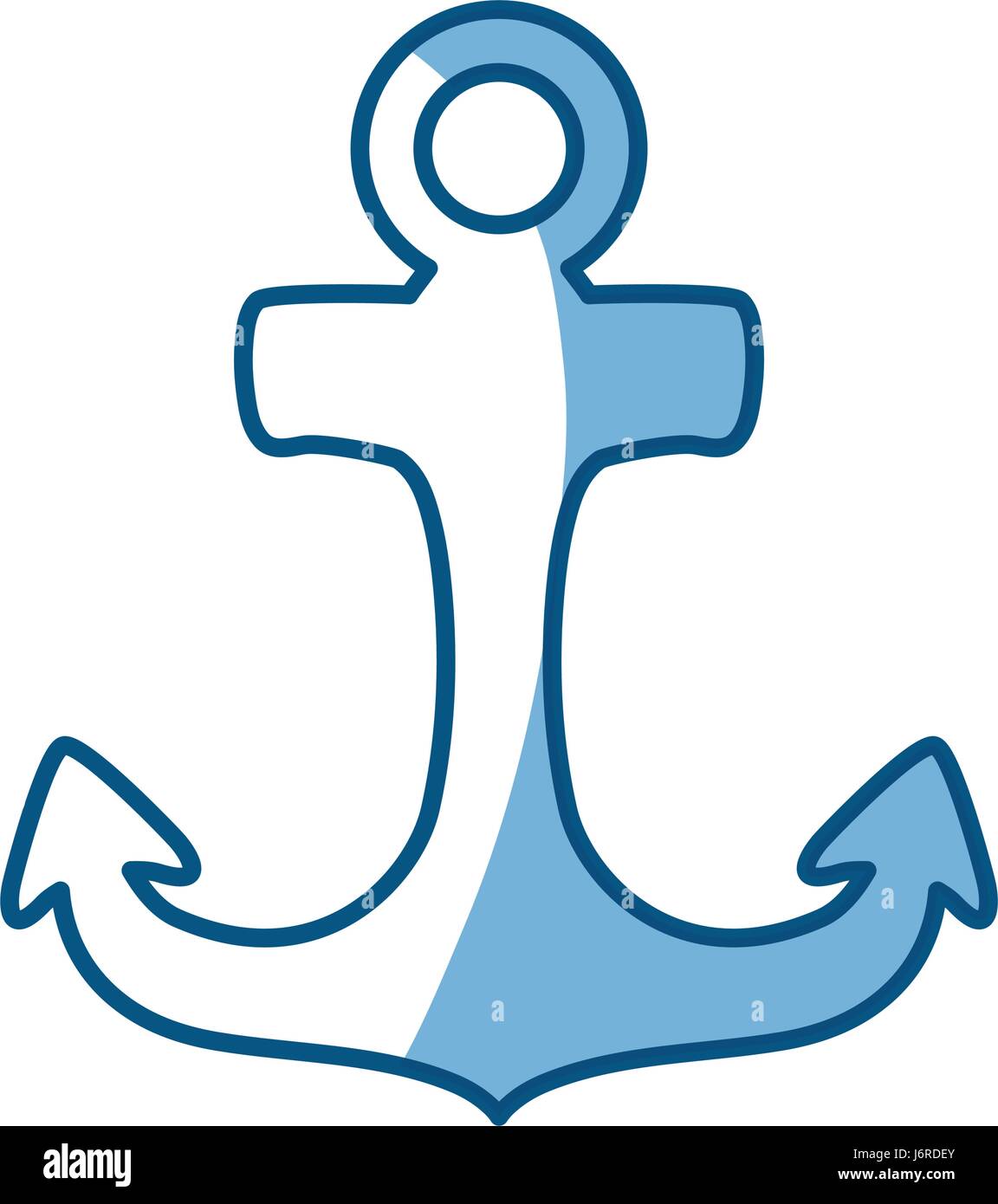 anchor nautical object Stock Vector Image & Art - Alamy