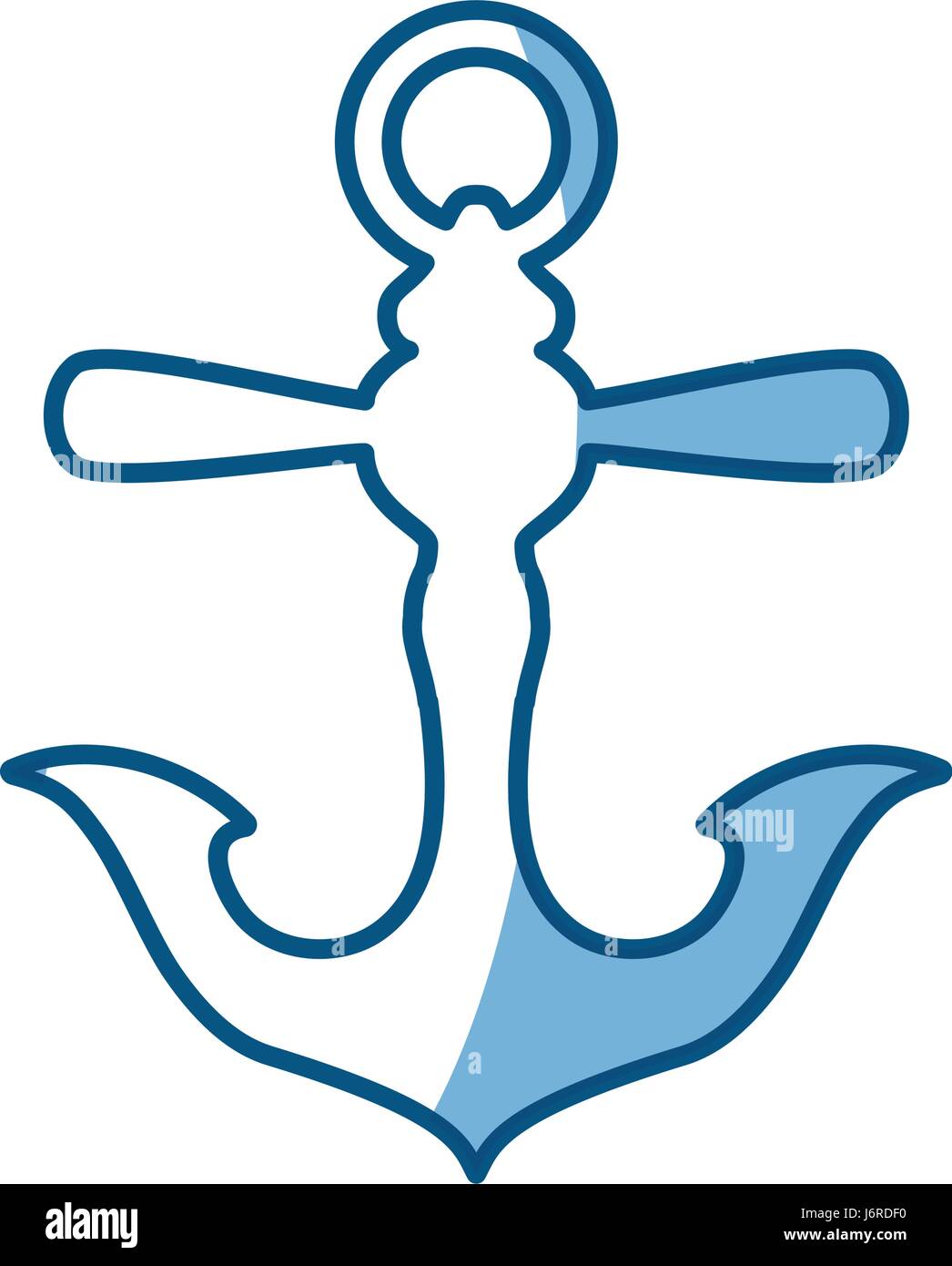 anchor nautical object Stock Vector Image & Art - Alamy