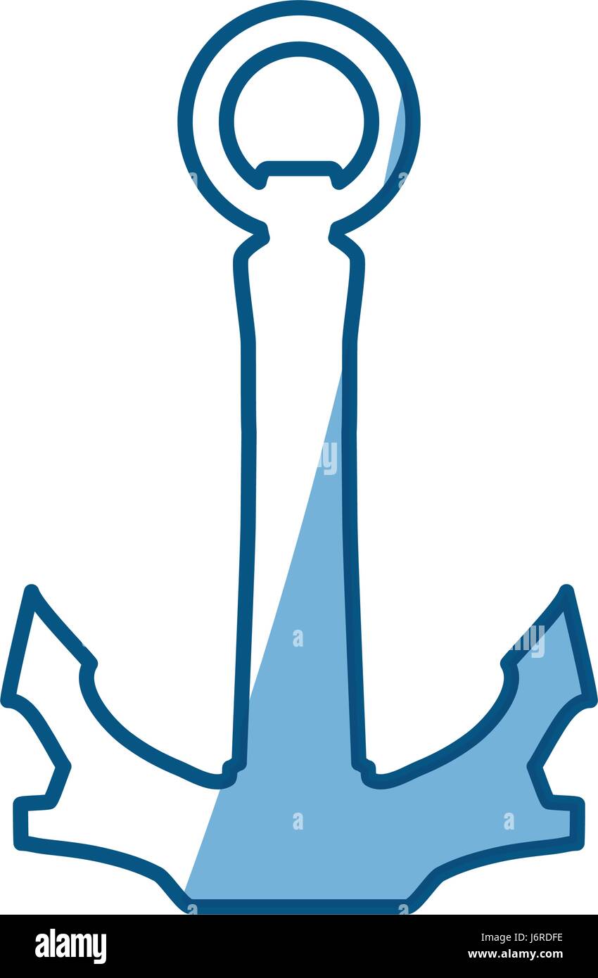 anchor nautical object Stock Vector Image & Art - Alamy