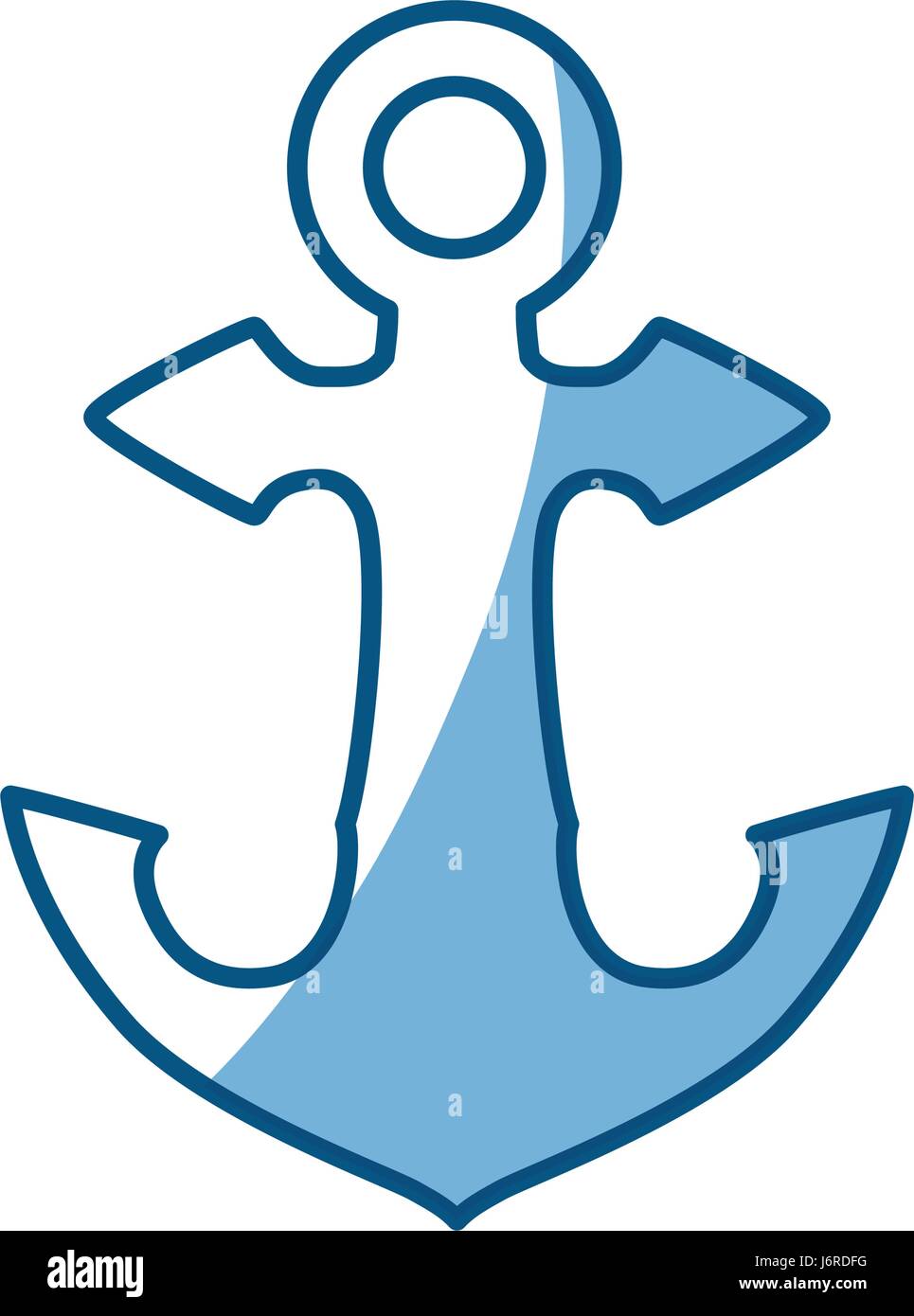 anchor nautical object Stock Vector Image & Art - Alamy