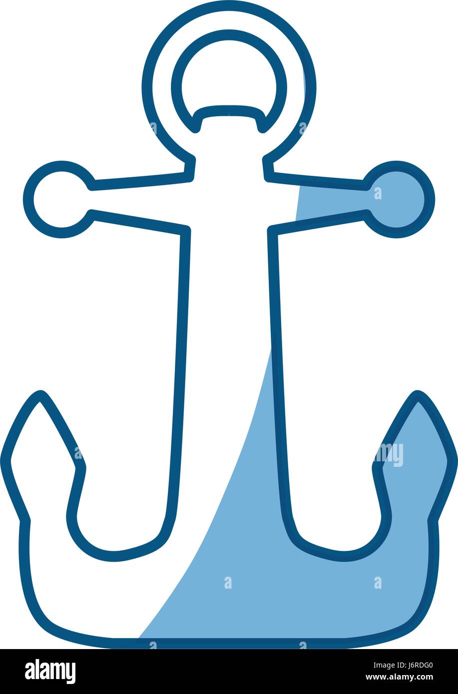 anchor nautical object Stock Vector Image & Art - Alamy