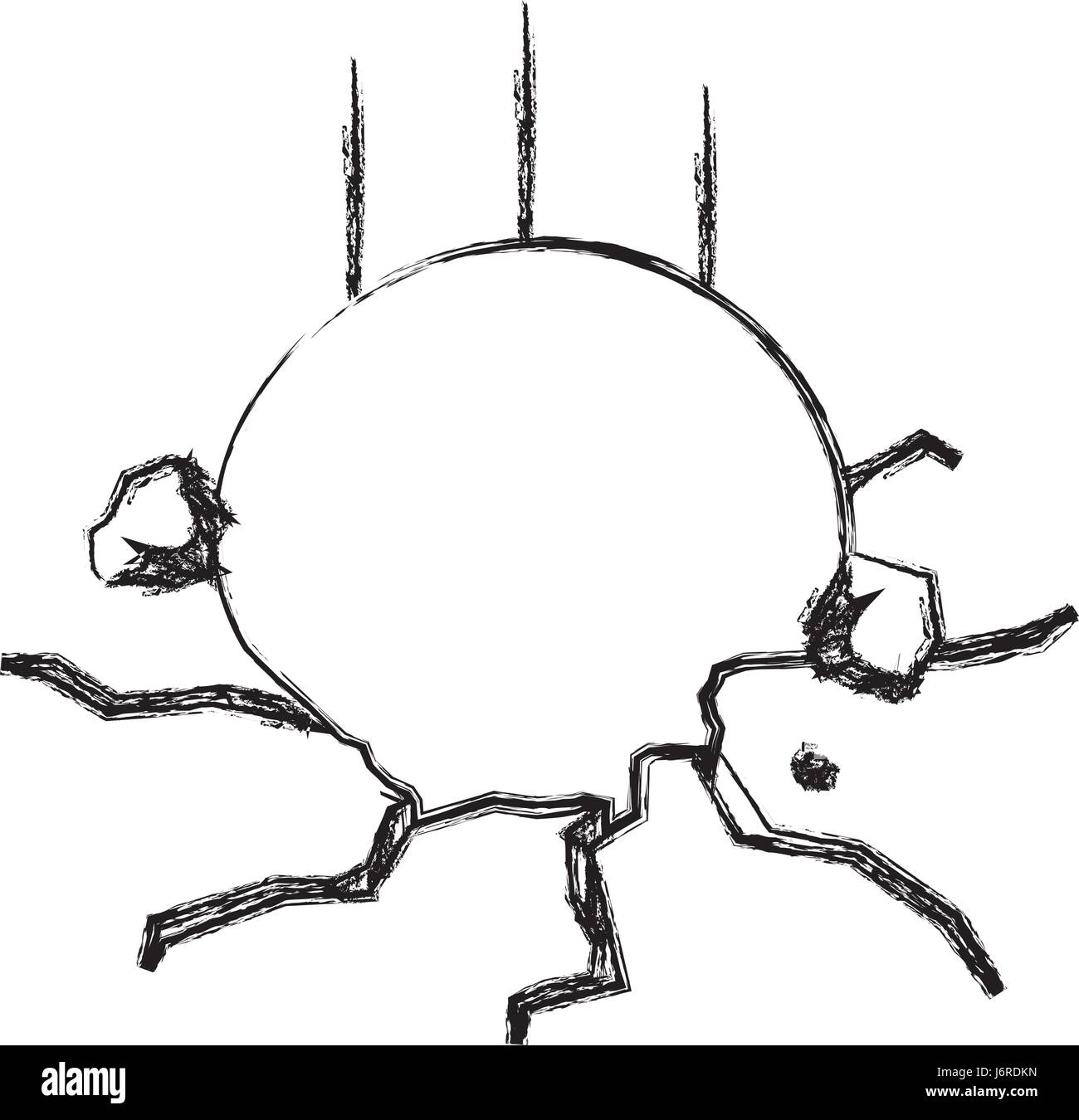 ball breaking floor Stock Vector Image & Art - Alamy