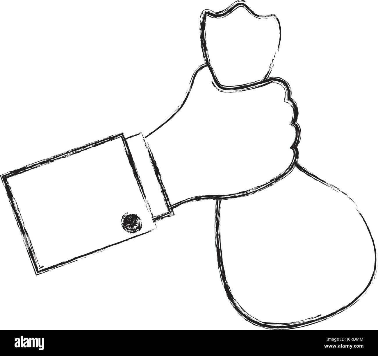 Hand holding bag gesture Cut Out Stock Images & Pictures - Alamy