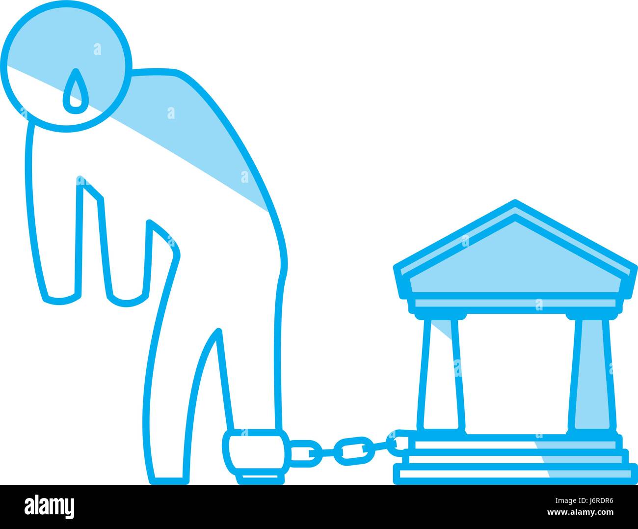 Chained Man High Resolution Stock Photography and Images - Alamy