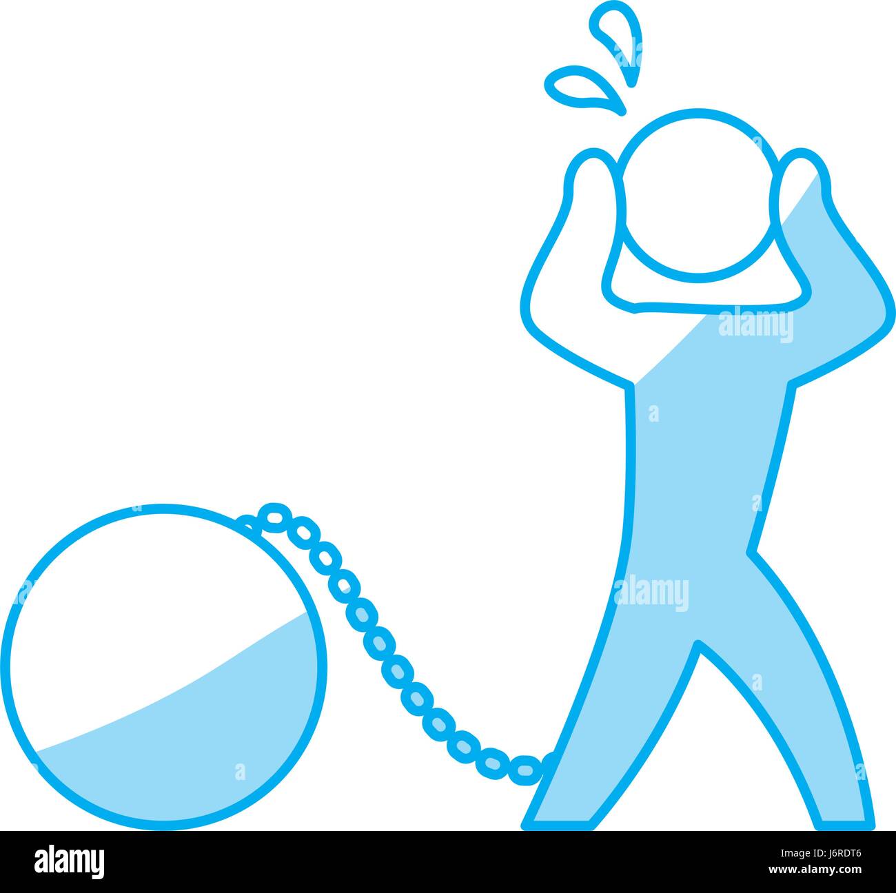 Chained Male High Resolution Stock Photography and Images - Alamy