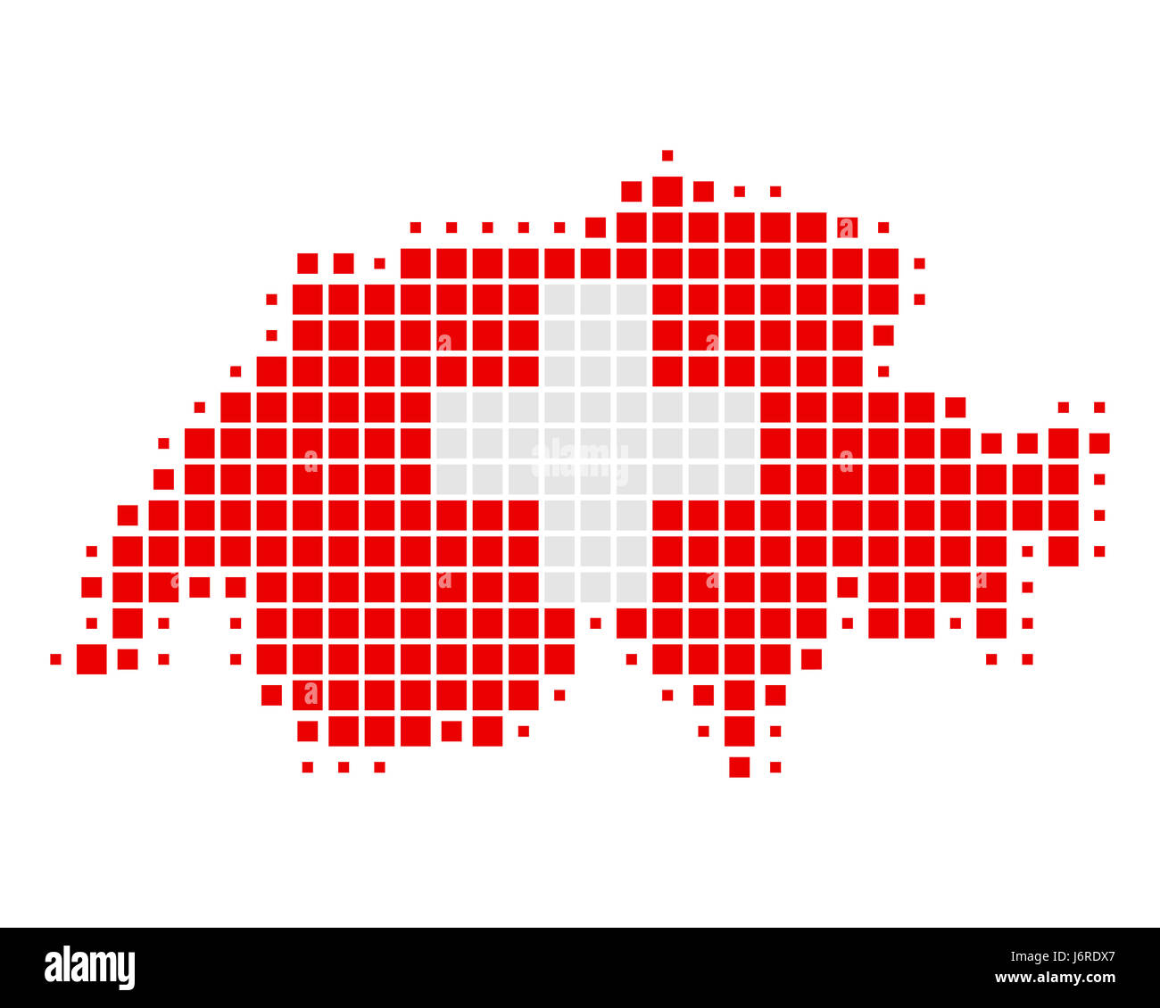 switzerland flag square card dot atlas map of the world map red ...