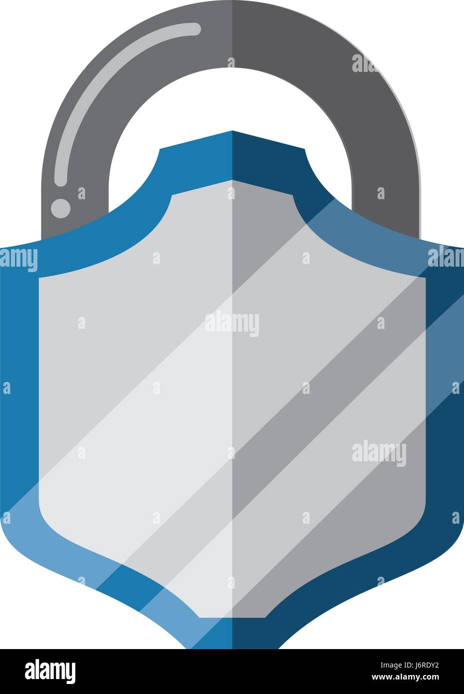 padlock security shield Stock Vector Image & Art - Alamy