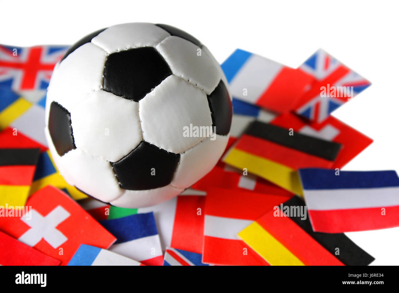 football and flags Stock Photo - Alamy
