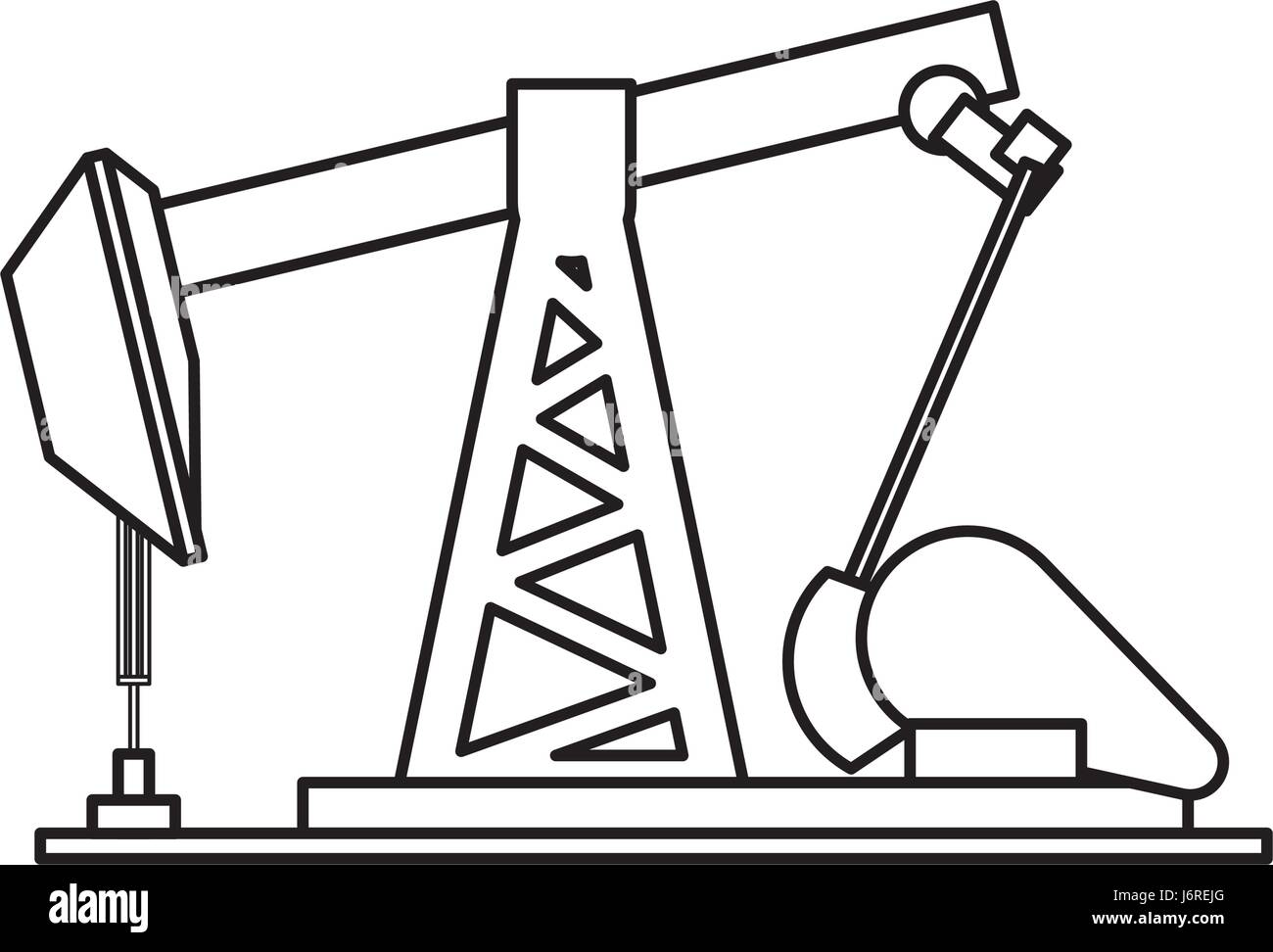 petroleum extraction machine Stock Vector Image & Art - Alamy