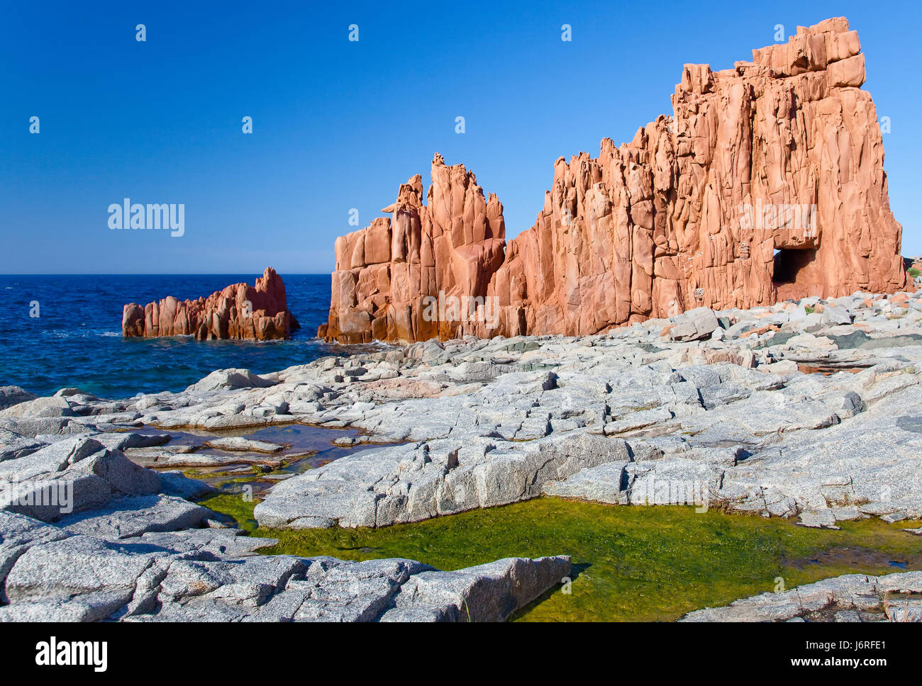 red rocks of arbatax Stock Photo - Alamy