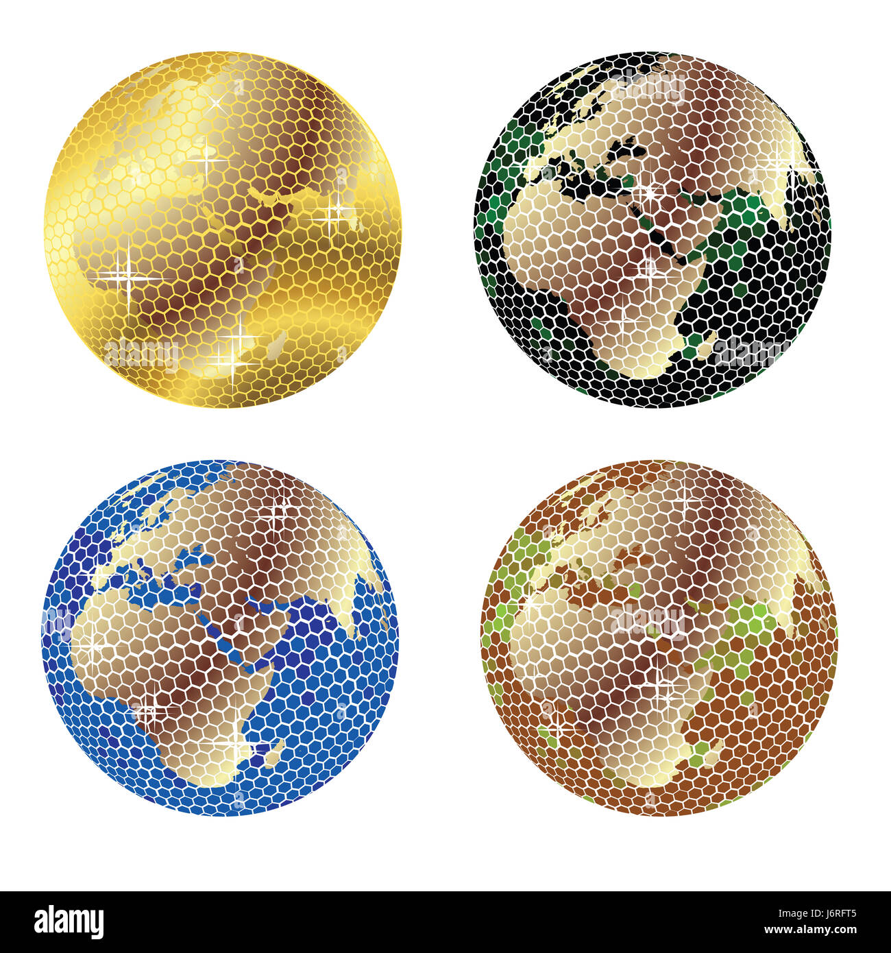 Artistic continent Cut Out Stock Images & Pictures - Alamy