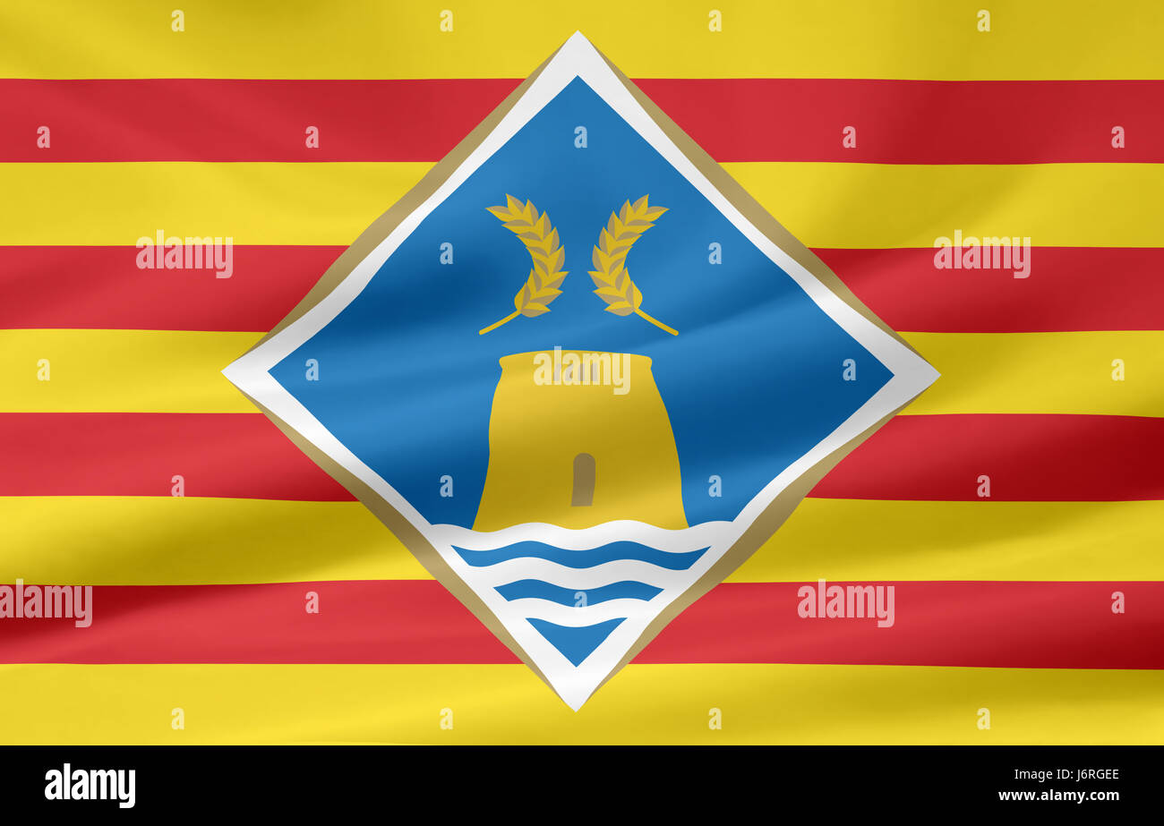 flag of formentera Stock Photo - Alamy