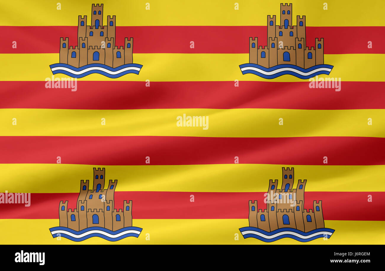 flag of ibiza Stock Photo - Alamy