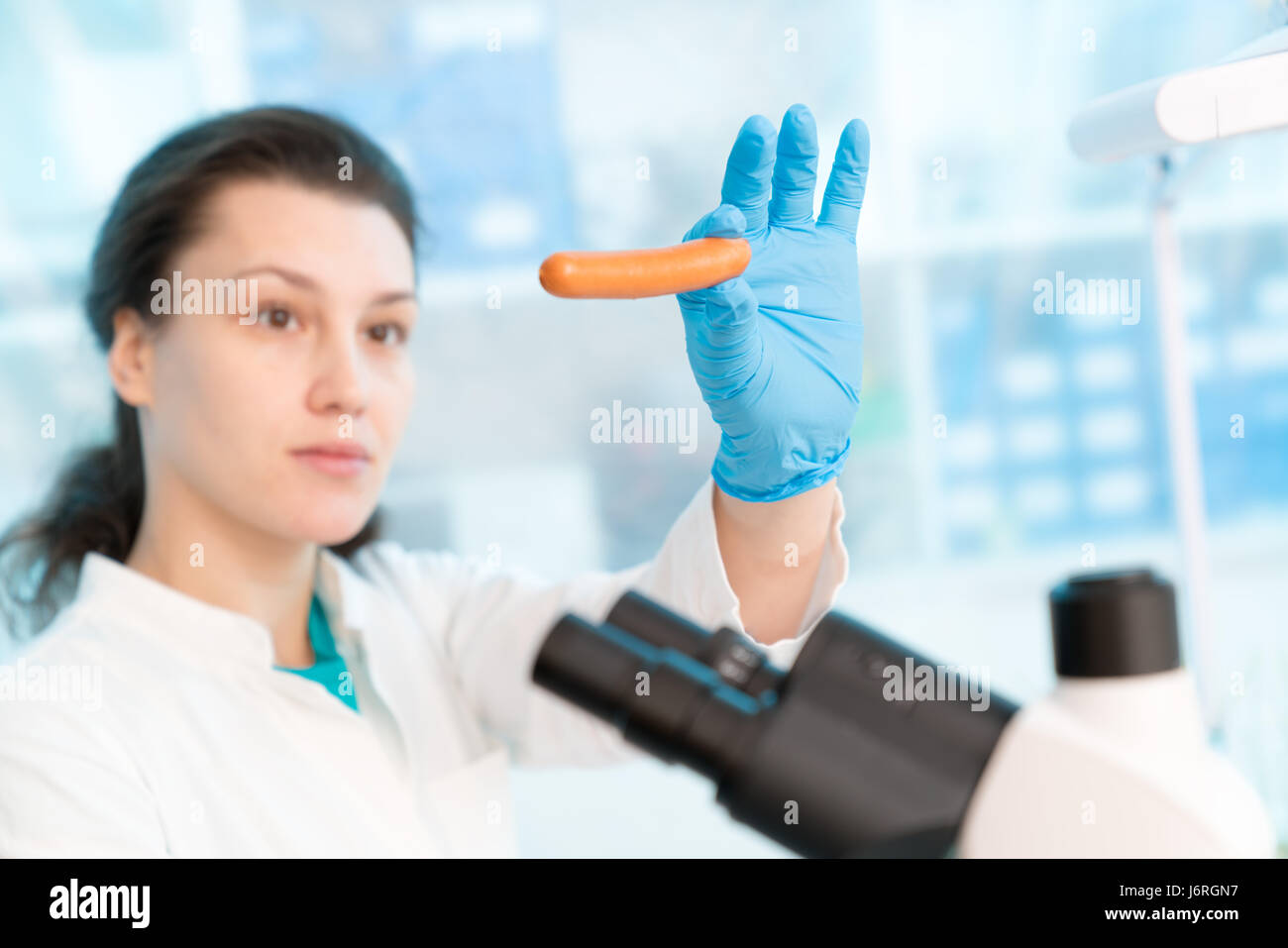 Food testing laboratory meat hi-res stock photography and images - Alamy