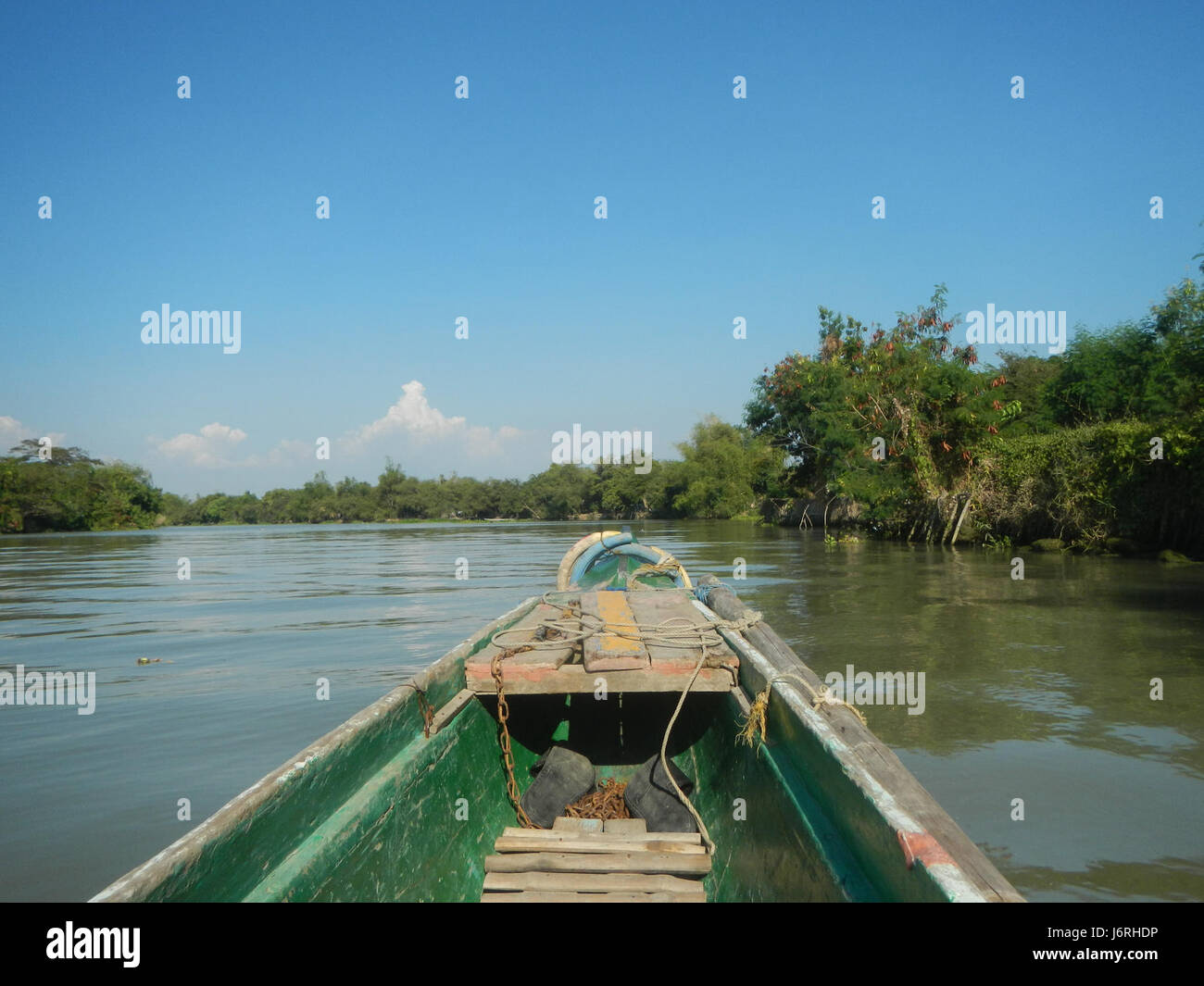 This image represents the river districts in Candelaria Delta, Macabebe ...