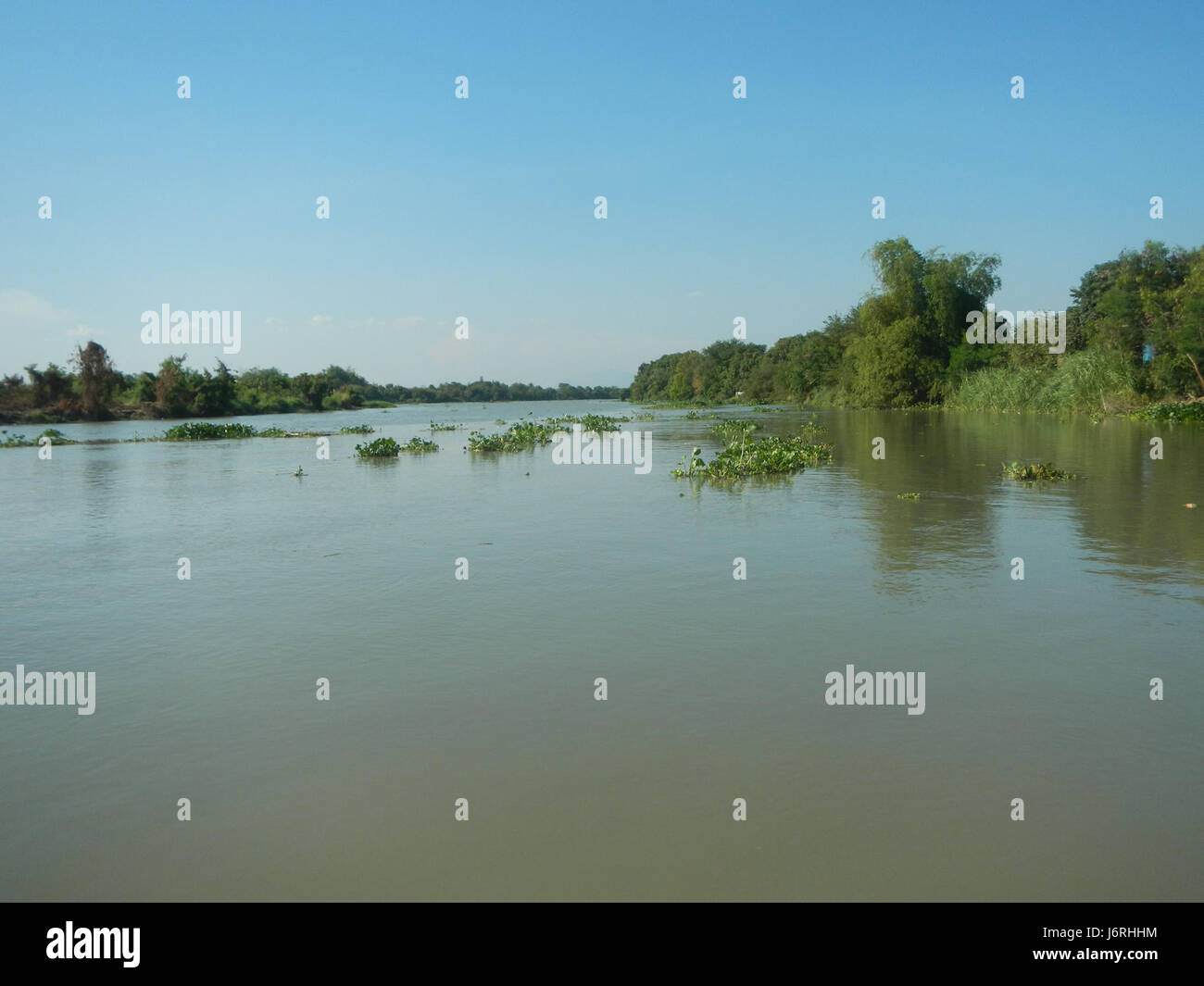 This image captures the river districts of Candelaria Delta and ...