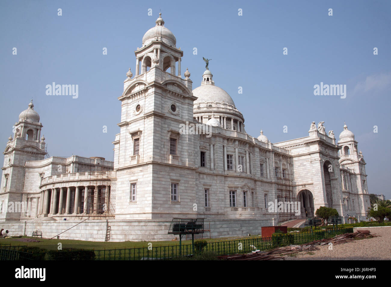 The Victoria Memorial, Kolkata (Calcutta), West Bengal India Stock ...