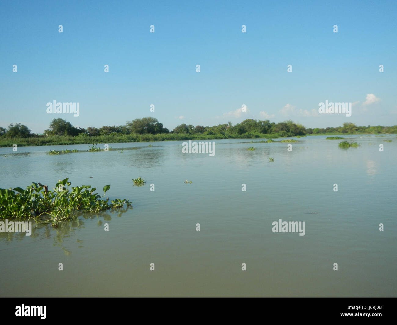 The image depicts the riverbanks near Meyto, Santa Lucia, Bulusan, and ...