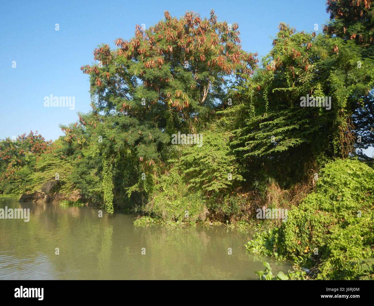 The landscape of Meyto, Santa Lucia in Bulusan, with the Bulacan ...