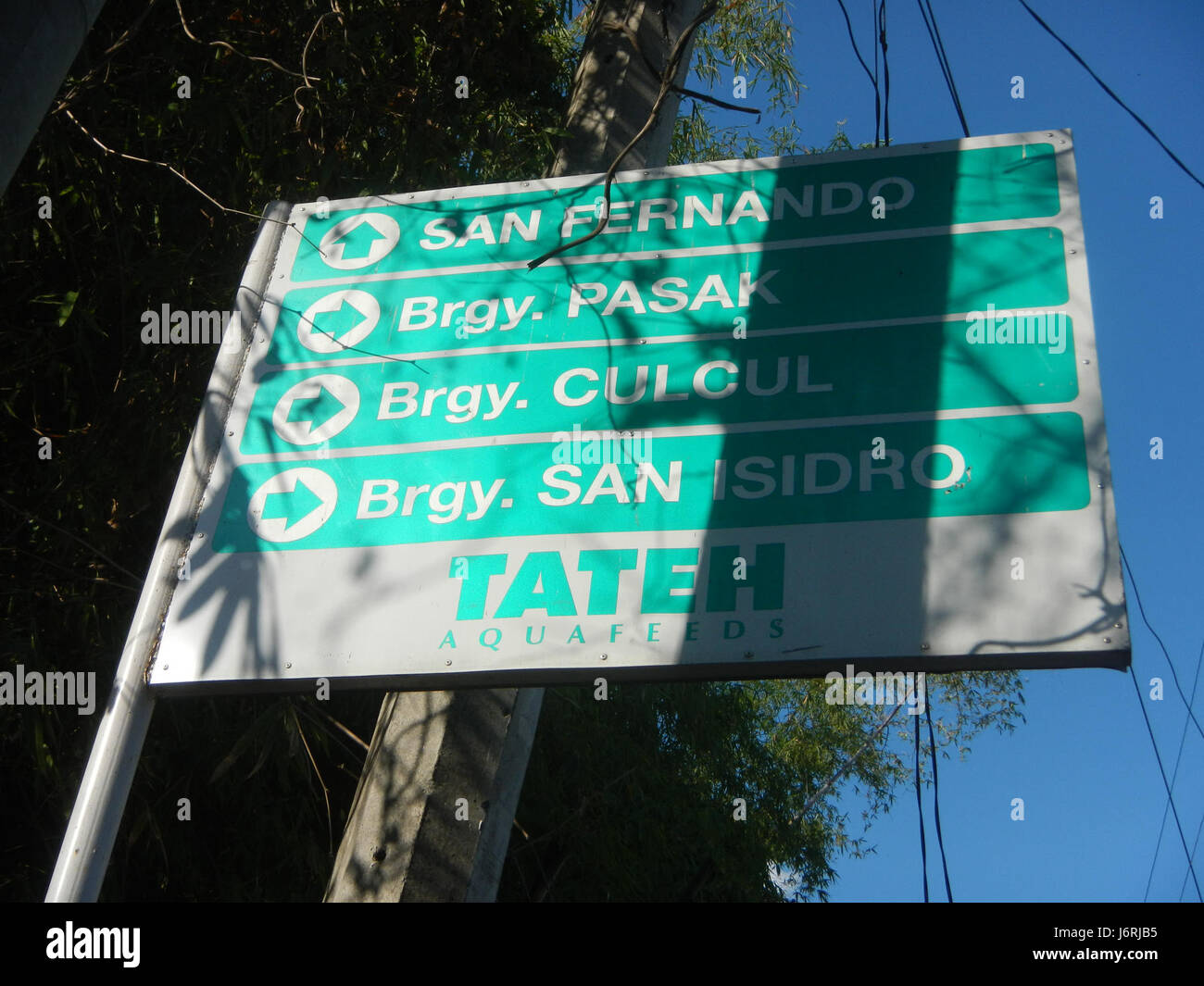 This map shows the roads around San Vicente, Bartolome, Santa Rita ...