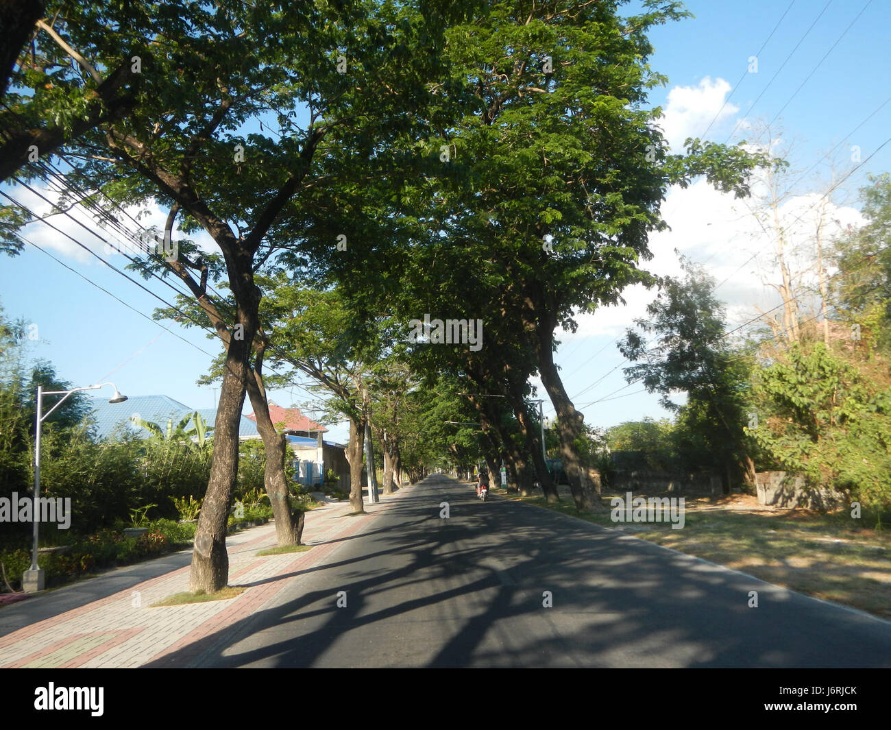 The image depicts roads and villages in the Pampanga region ...
