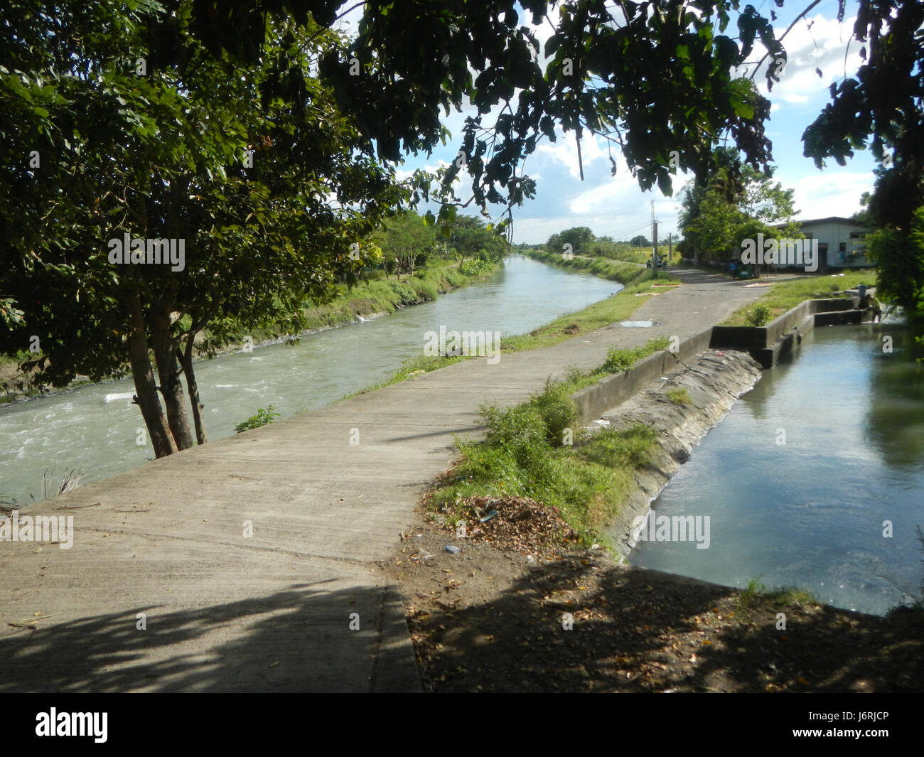 This image shows the agricultural scene in Talampas, Bustos, Bulacan ...