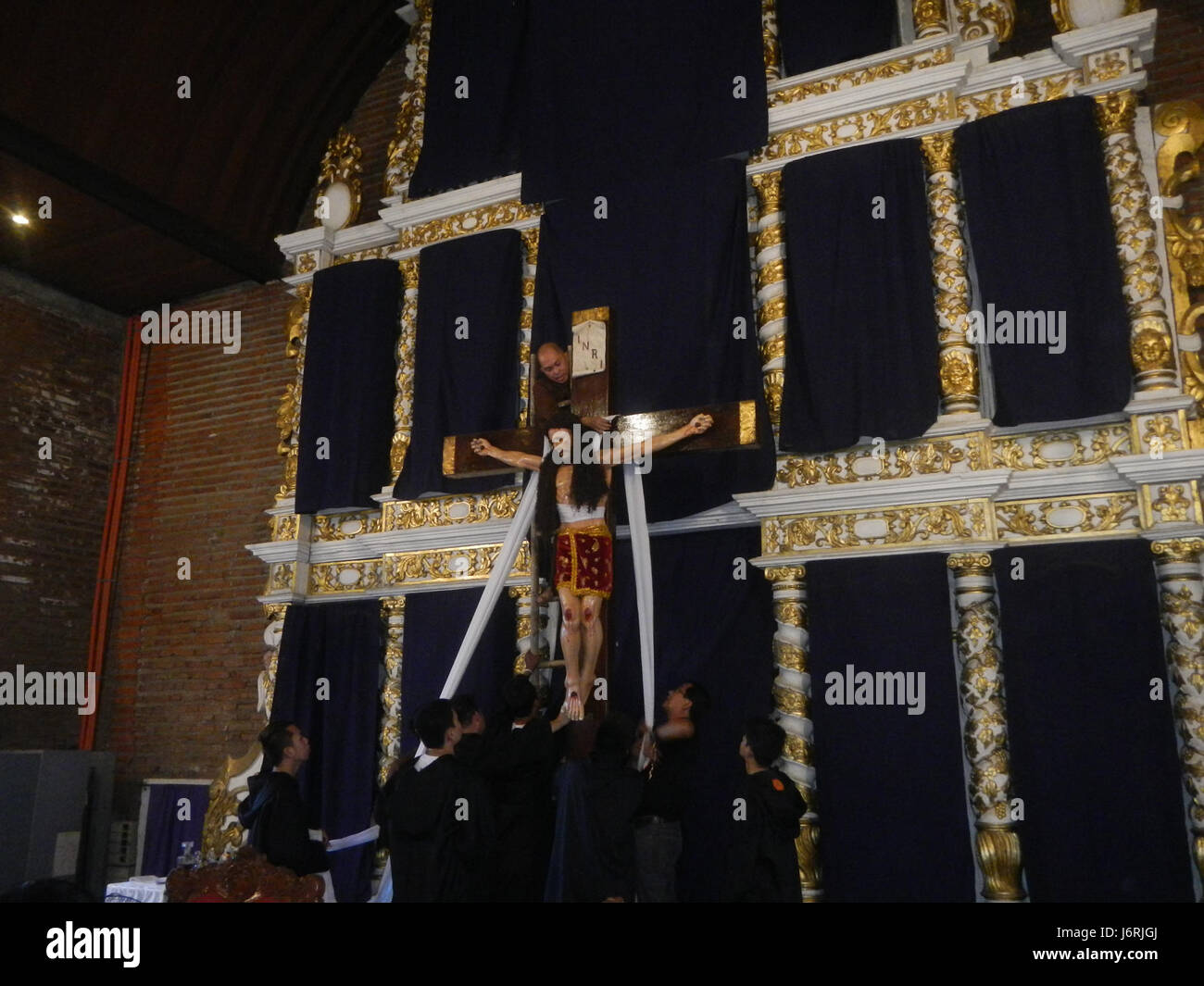 The Veneration of the Cross on Good Friday at Santa Monica Church in ...