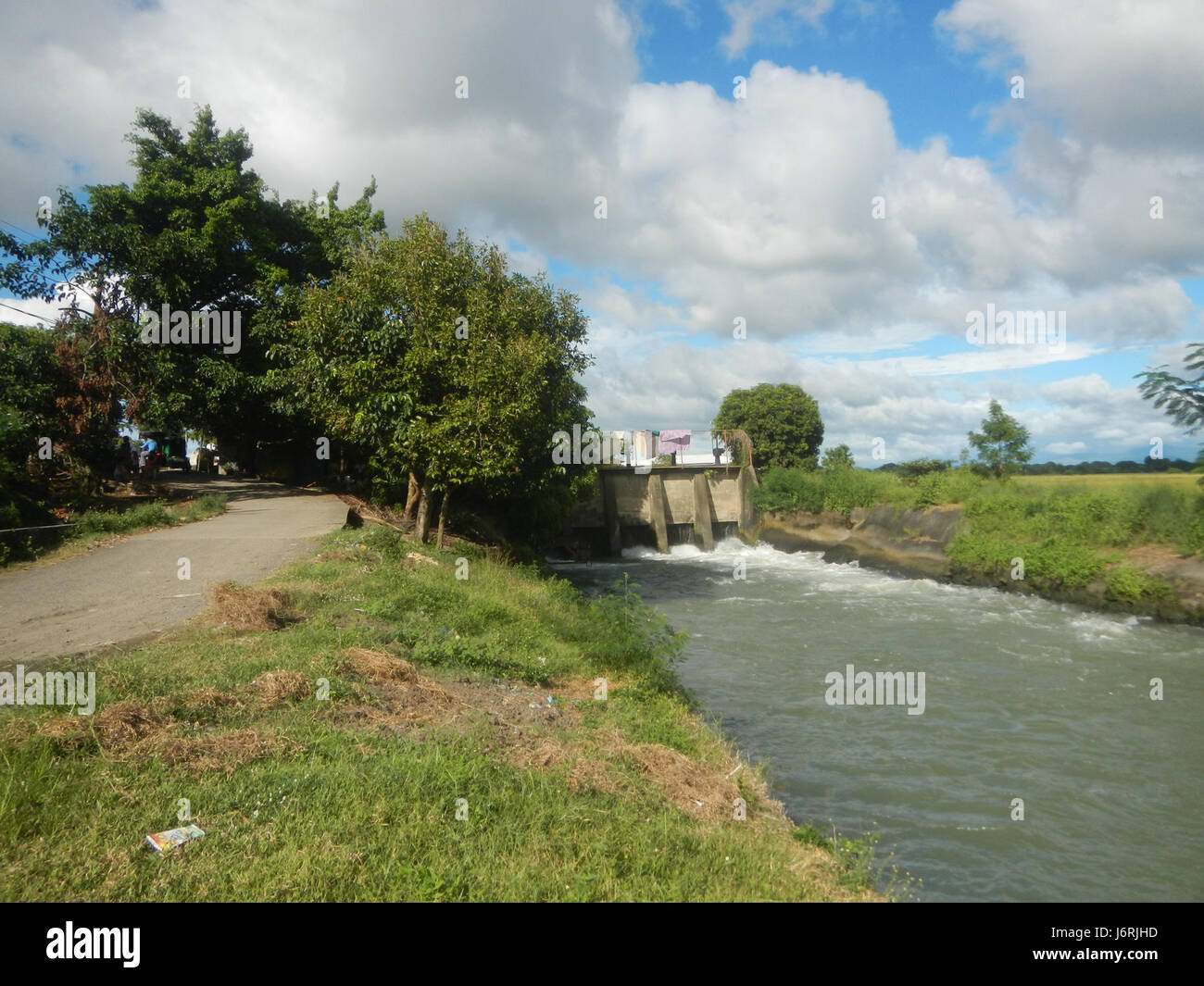 This image depicts the rural landscape of Talampas in Bustos, Bulacan ...
